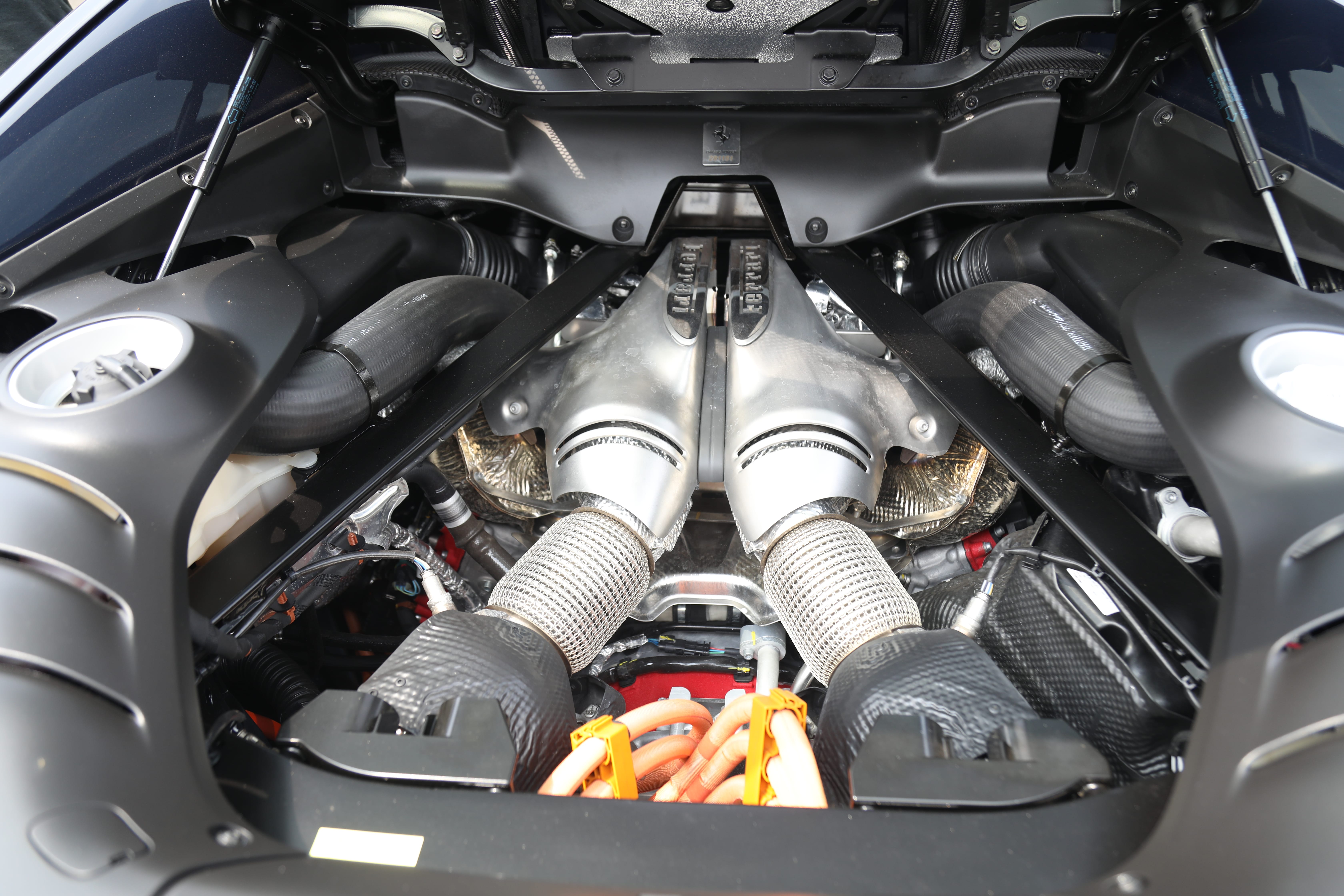 Ferrari 296 GTB open-bonnet-engine-shot Image – 296 GTB Photos in India ...