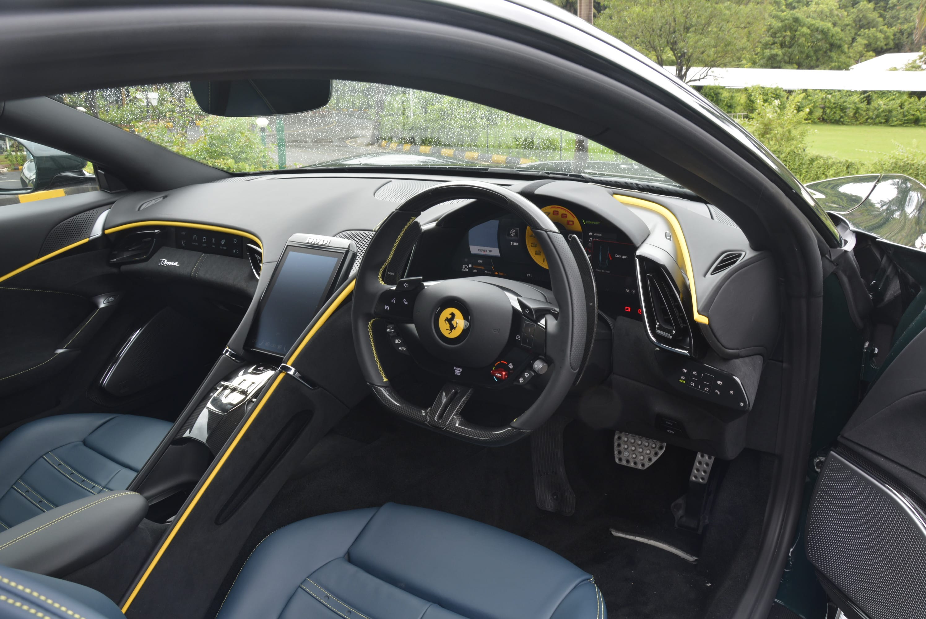 Ferrari Roma Dashboard Image – Roma Photos in India | Autocar India