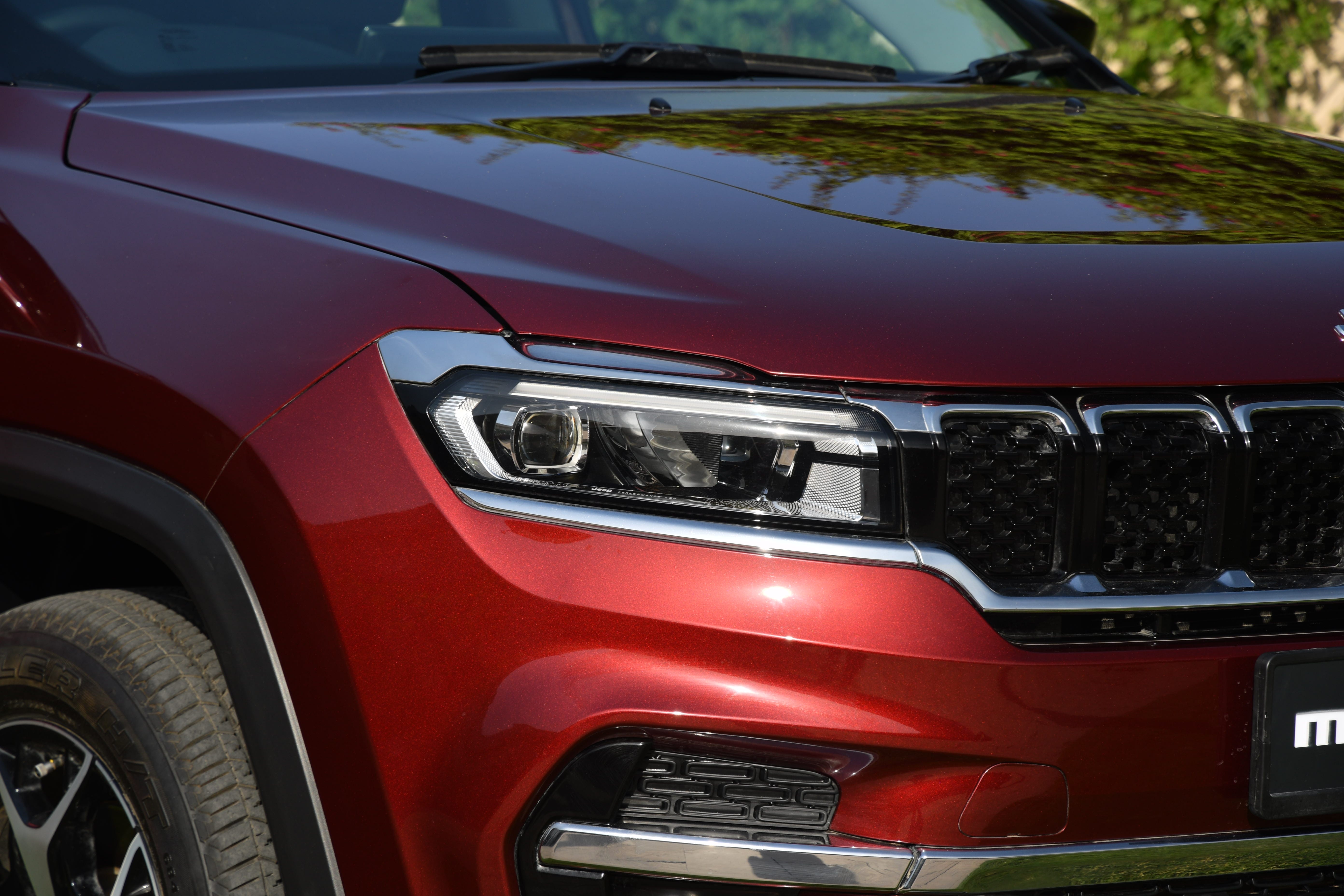 Jeep Meridian Headlight Image – Meridian Photos in India | Autocar India
