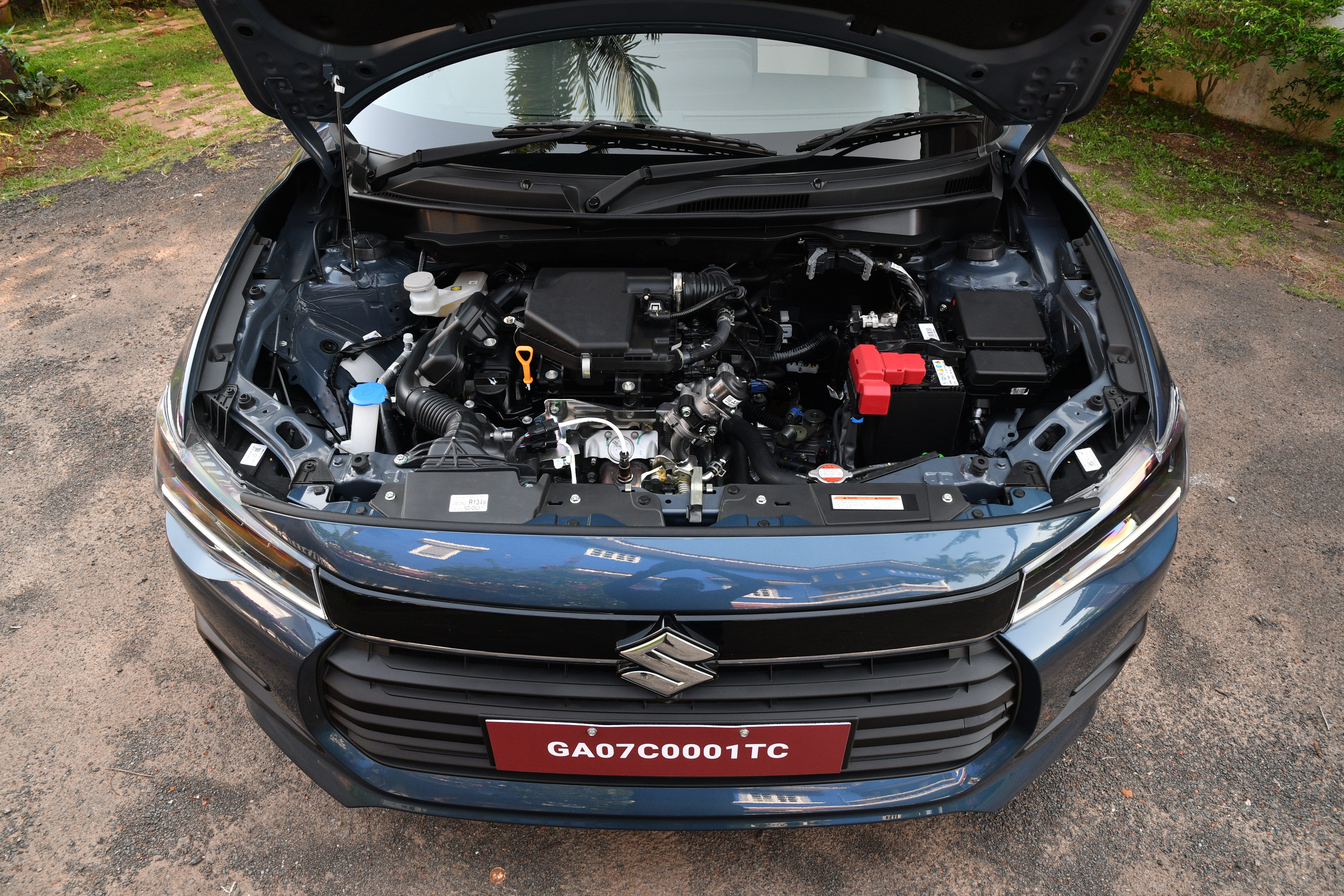 Maruti Suzuki Dzire Open Bonnet Engine Shot Image – Dzire Photos in ...