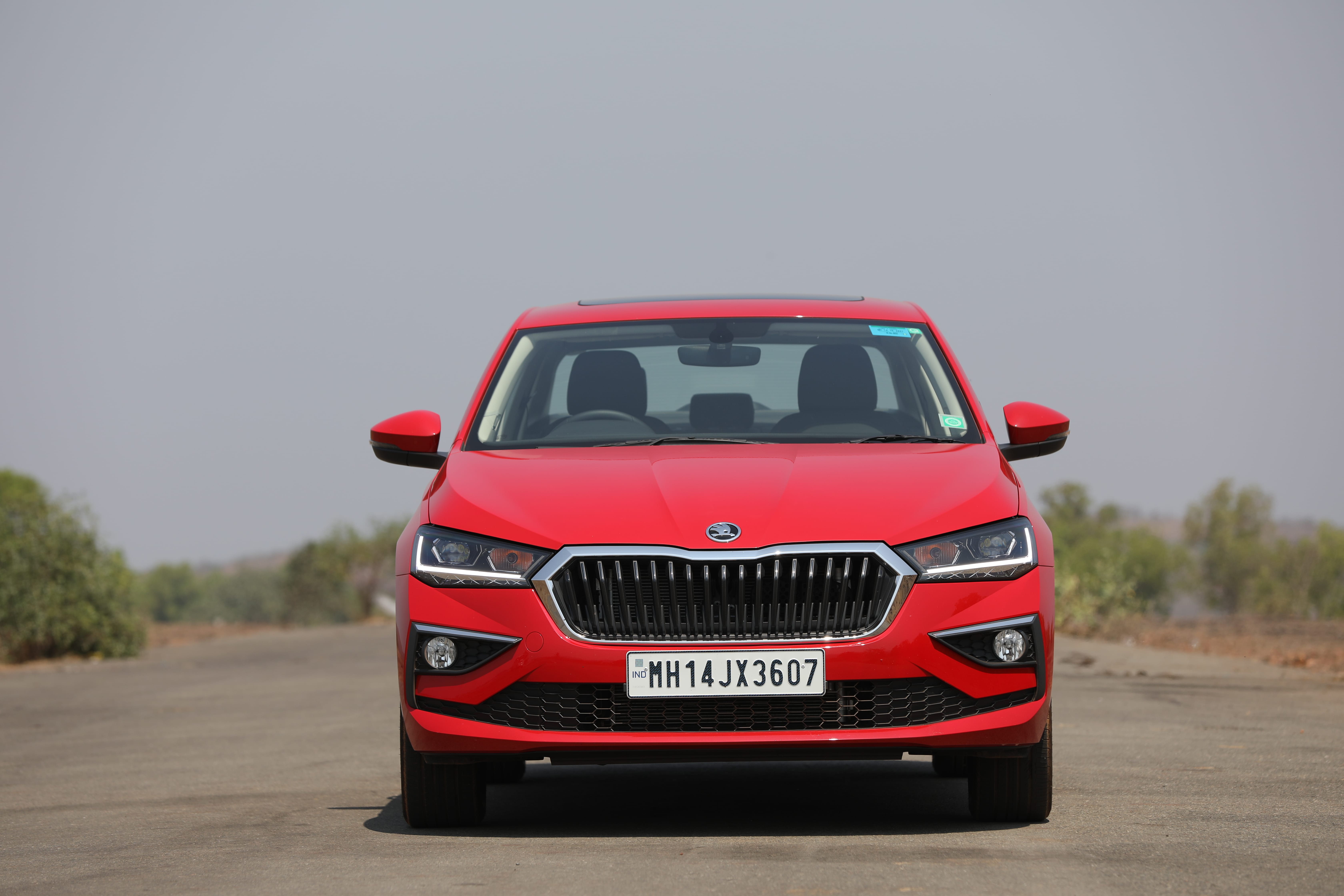 Skoda Slavia Front View Image – Slavia Photos in India | Autocar India