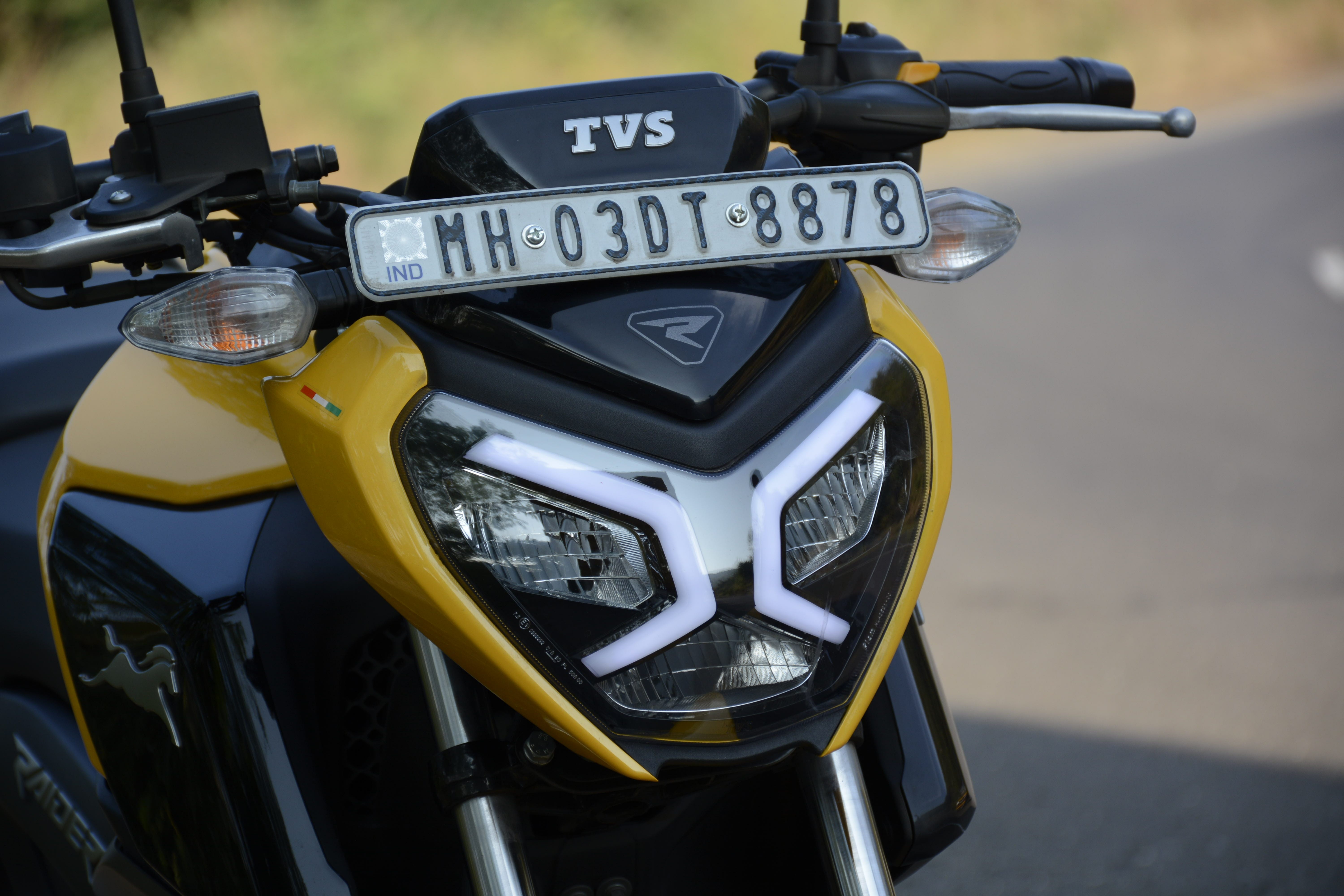 TVS Raider Front View Image – Raider Photos in India | Autocar India