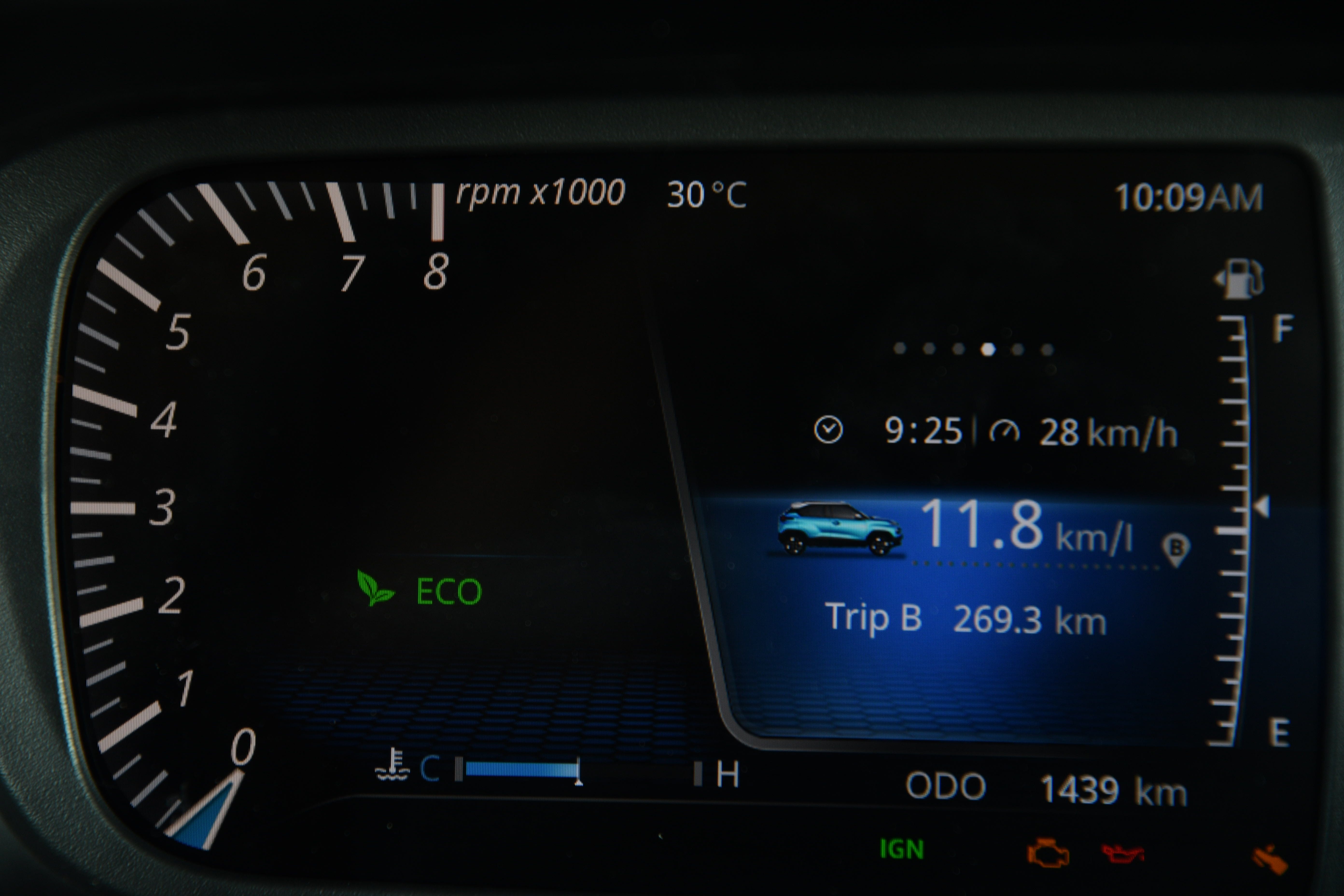 Tata Punch Instrument Cluster Image – Punch Photos in India | Autocar India