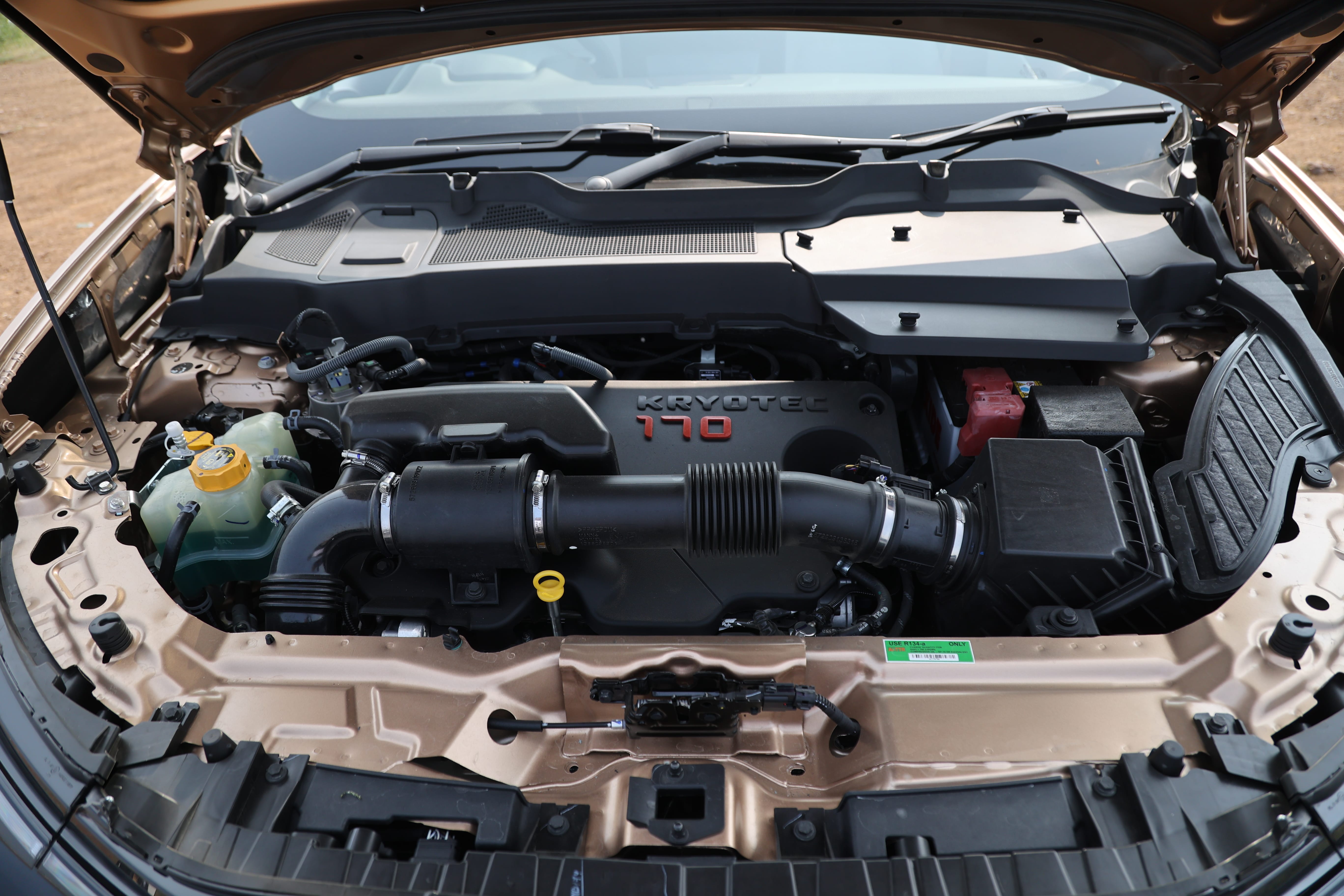 Tata Safari Open Bonnet Engine Shot Image – Safari Photos in India ...