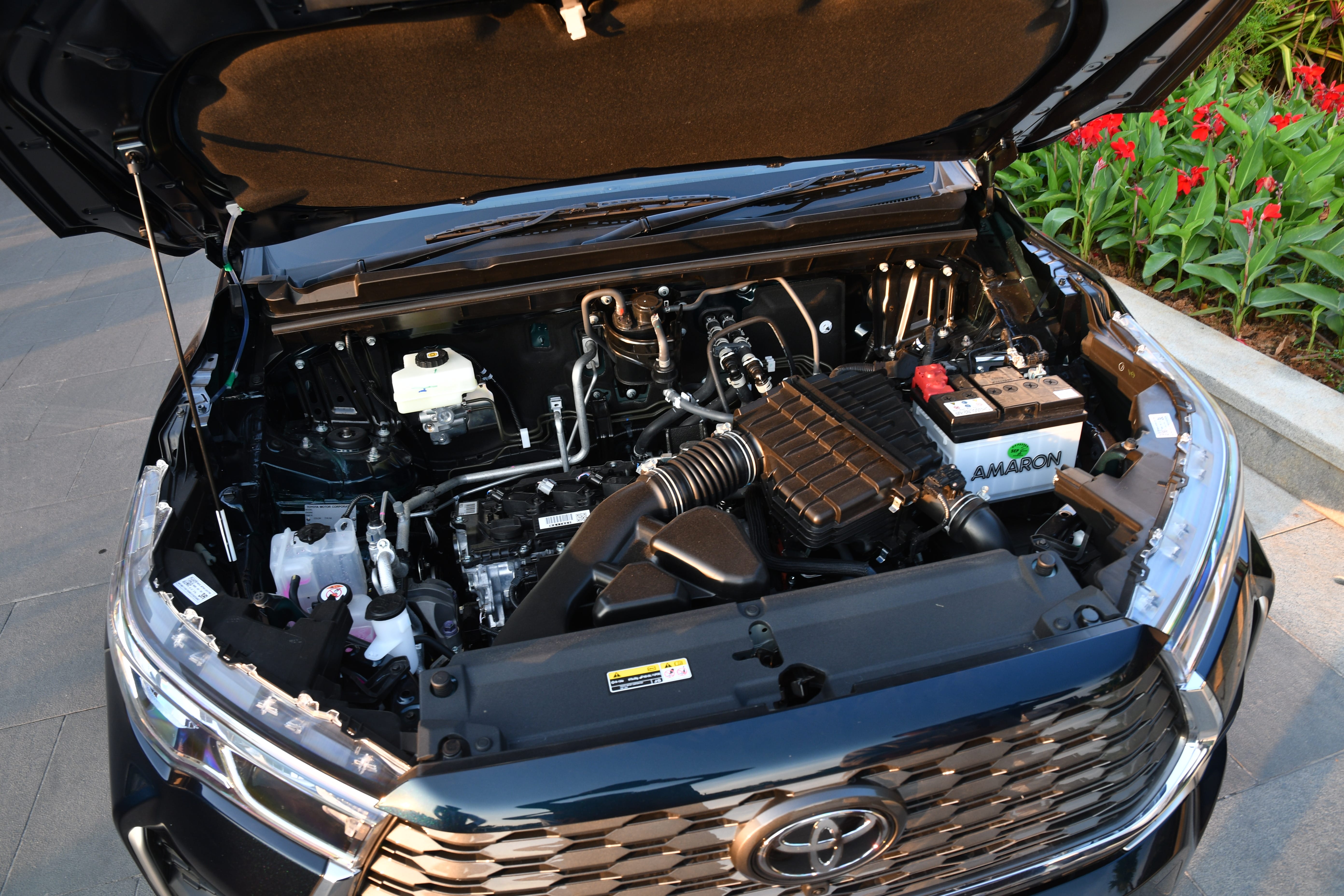 Toyota Innova HyCross Open Bonnet Engine Shot Image – Innova HyCross ...