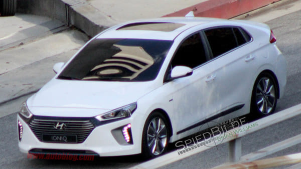 Hyundai Ioniq seen undisguised ahead of official debut - Introduction ...