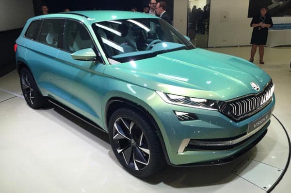 Skoda VisionS-based SUV officially badged Kodiaq - Introduction ...