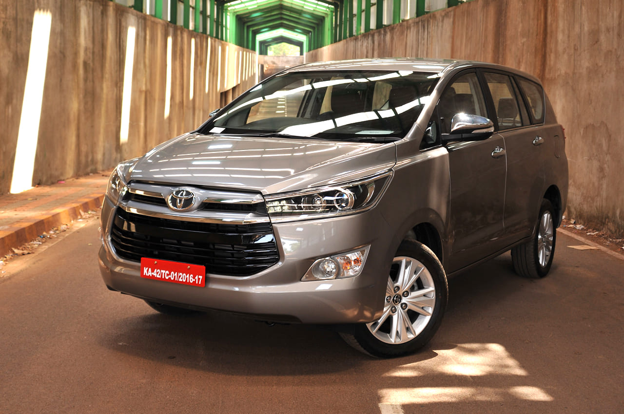 Toyota reintroduces 17-inch rims on Innova Crysta - Introduction ...