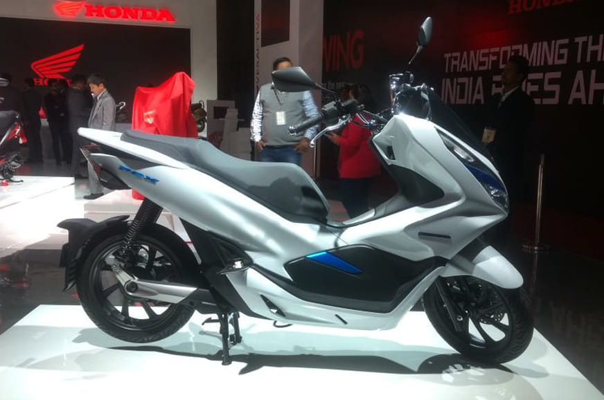Honda PCX Electric scooter showcased at Auto Expo 2018 - Autocar India