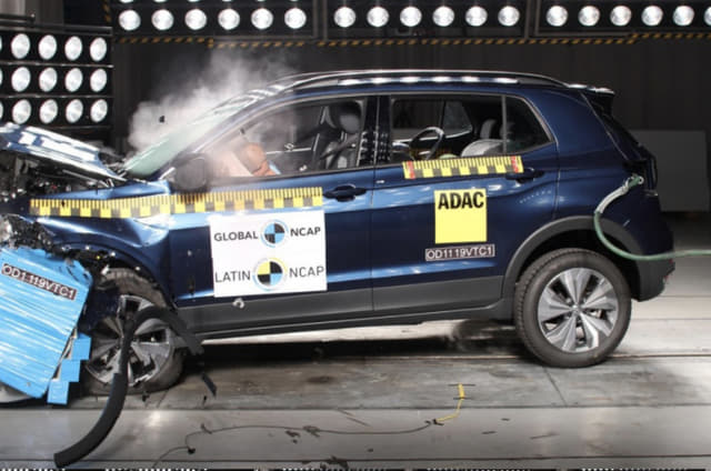 Volkswagen T-Cross SUV scores 5 stars in Latin NCAP crash test ...