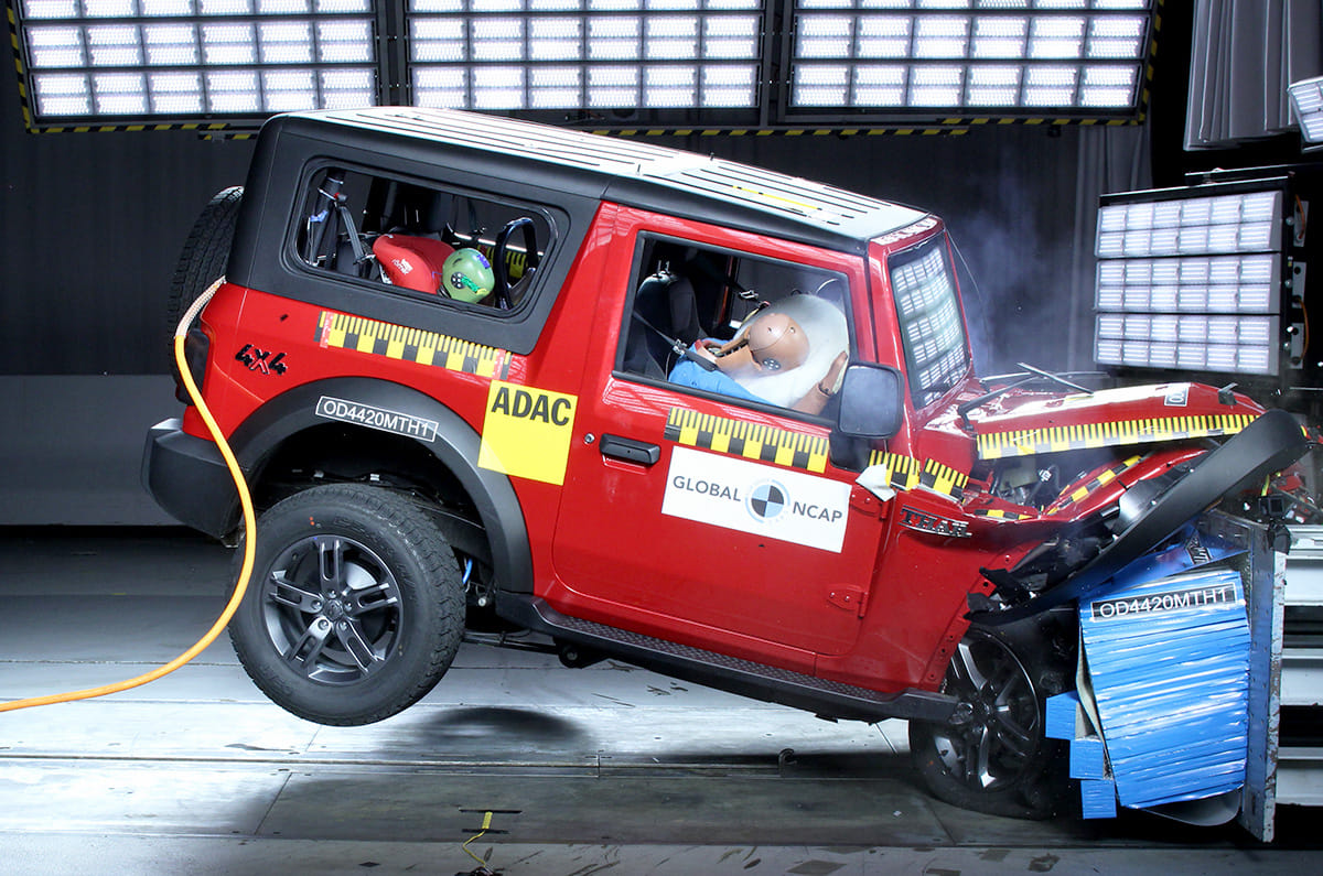 Global NCAP reveals new Mahindra Thar crash test rating - Introduction ...