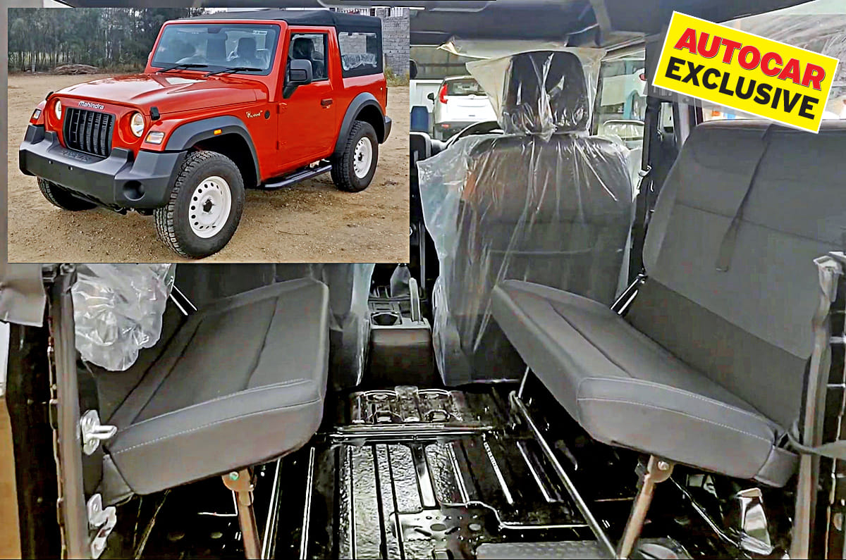 Mahindra Thar side facing seats discontinuation likely to be permanent ...
