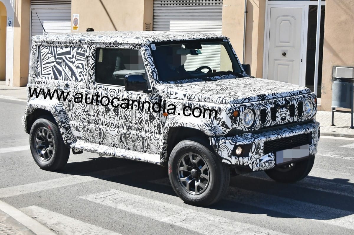 Maruti Suzuki Jimny long wheelbase spied ahead of India launch ...
