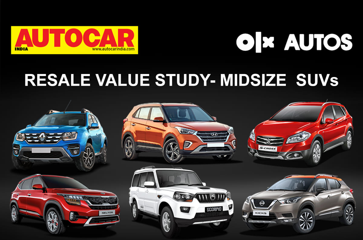 Kia Seltos tops segment in Autocar India, OLX Autos resale value study ...