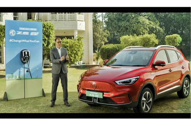 MG ZS EV facelift launched; larger battery, new features, design and ...