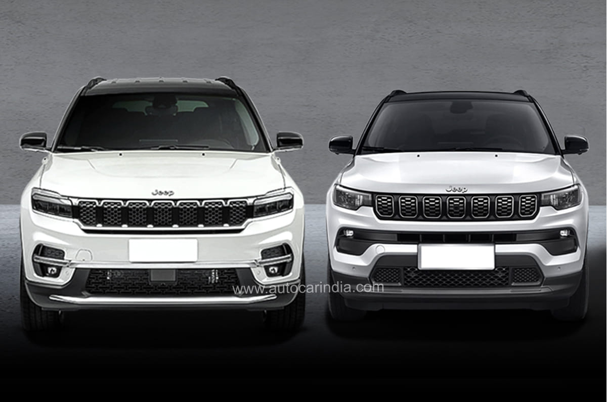 Jeep Meridian vs Compass: dimensions, features, seating, powertrain and ...