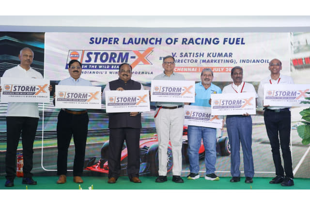 Indian Oil Storm X fuel for race cars launched at Madras International ...