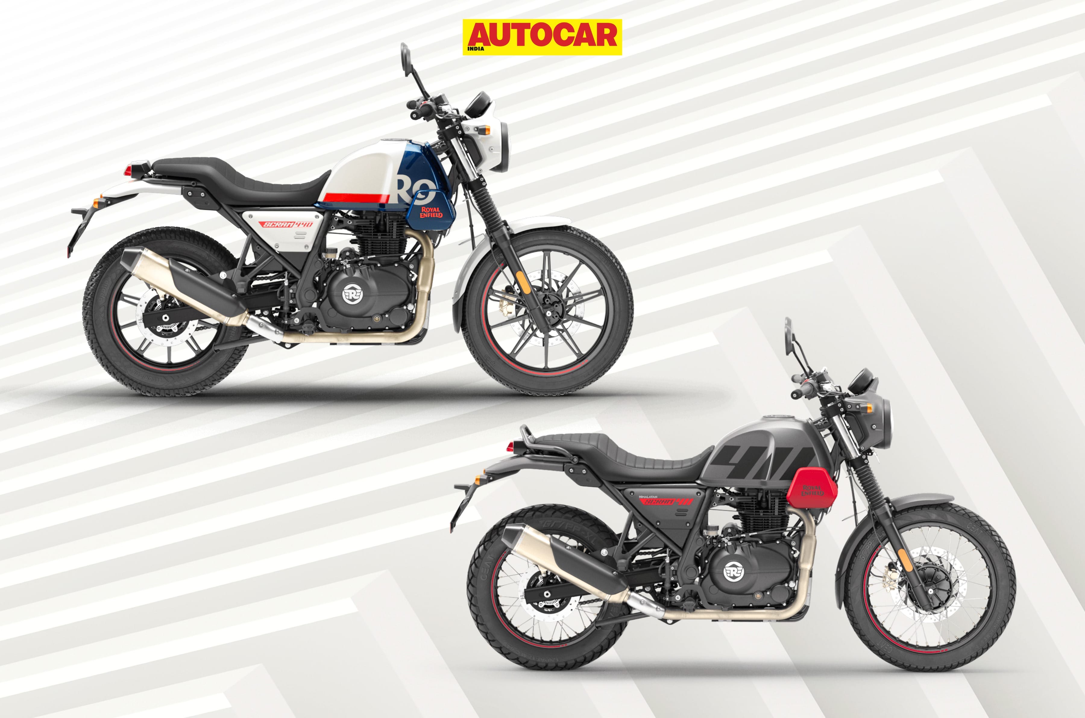 Royal Enfield Scram 411, Scram 440, engine, colours, features, weight ...