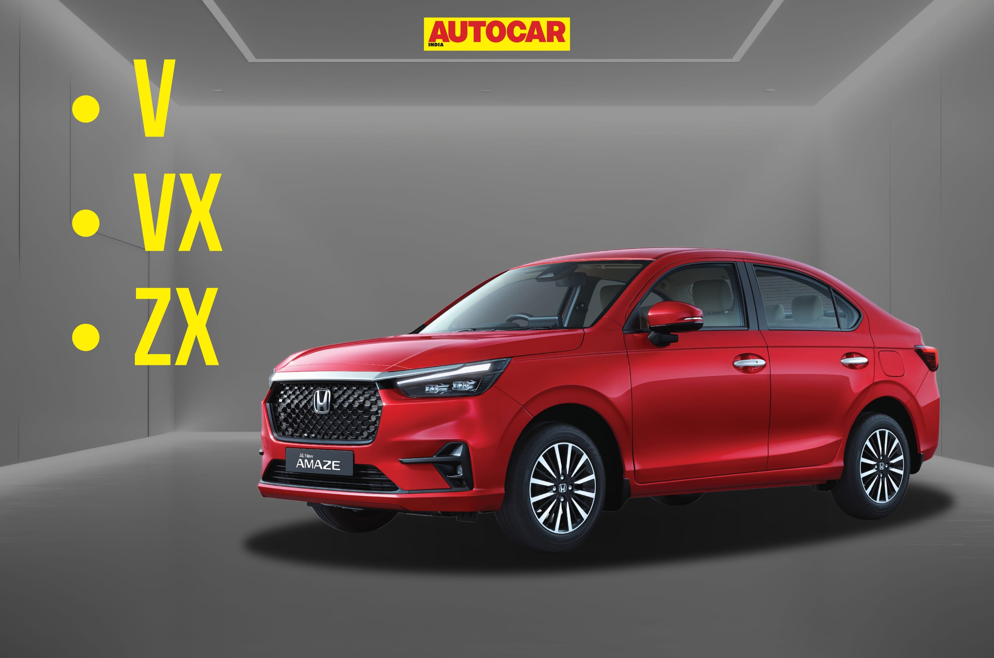 New Honda Amaze features, variant-wise split, colours, accessories ...