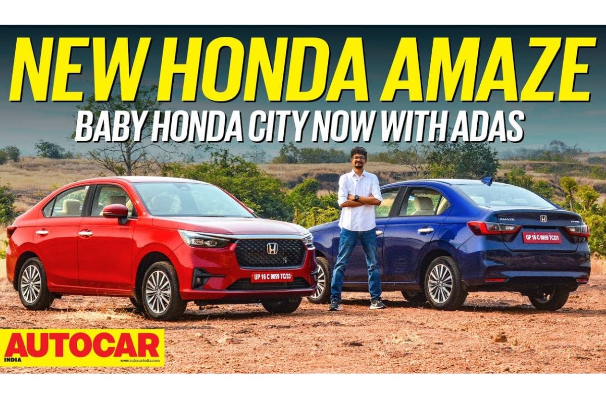 New Honda Amaze video review, performance, mileage, features, space and ...