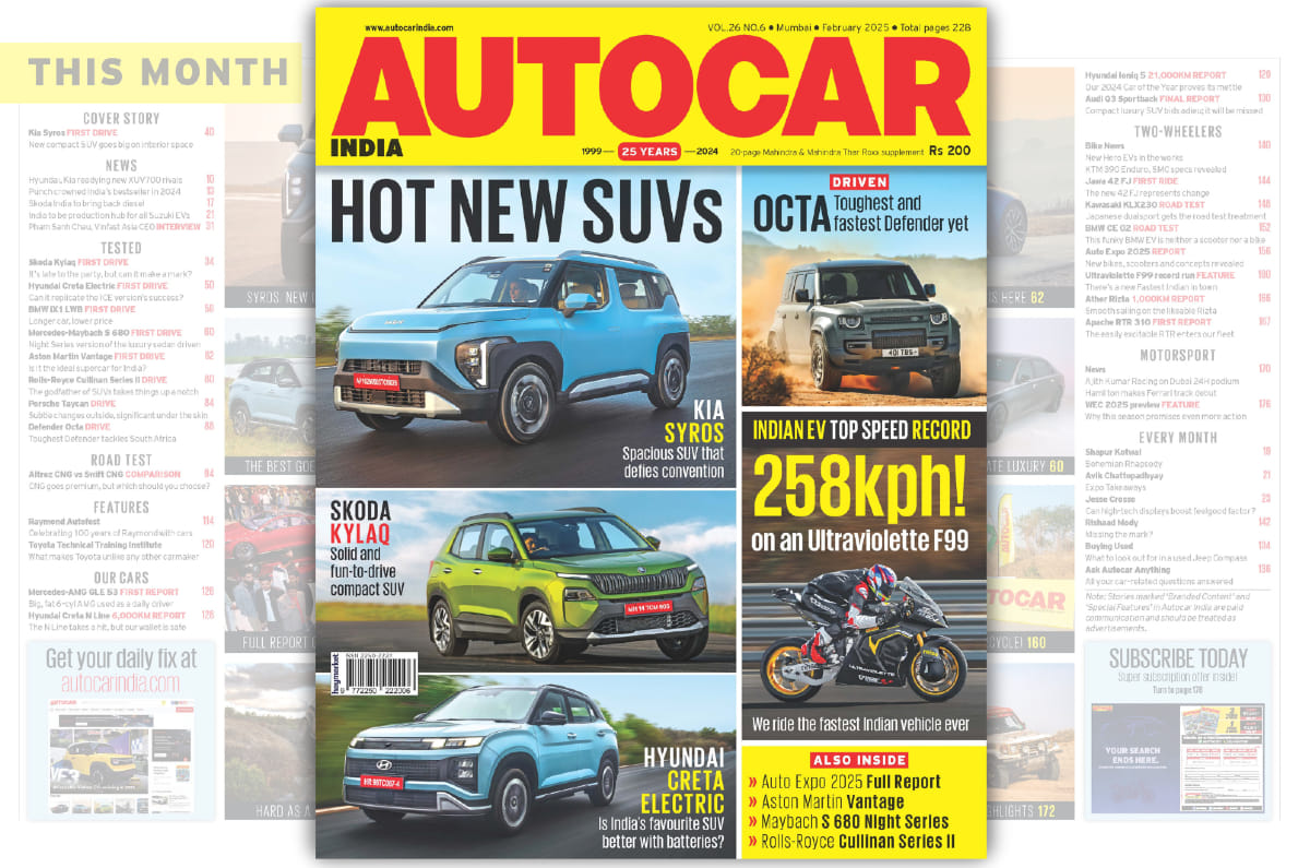 Autocar India February 2025 magazine price, Hyundai Creta Electric ...