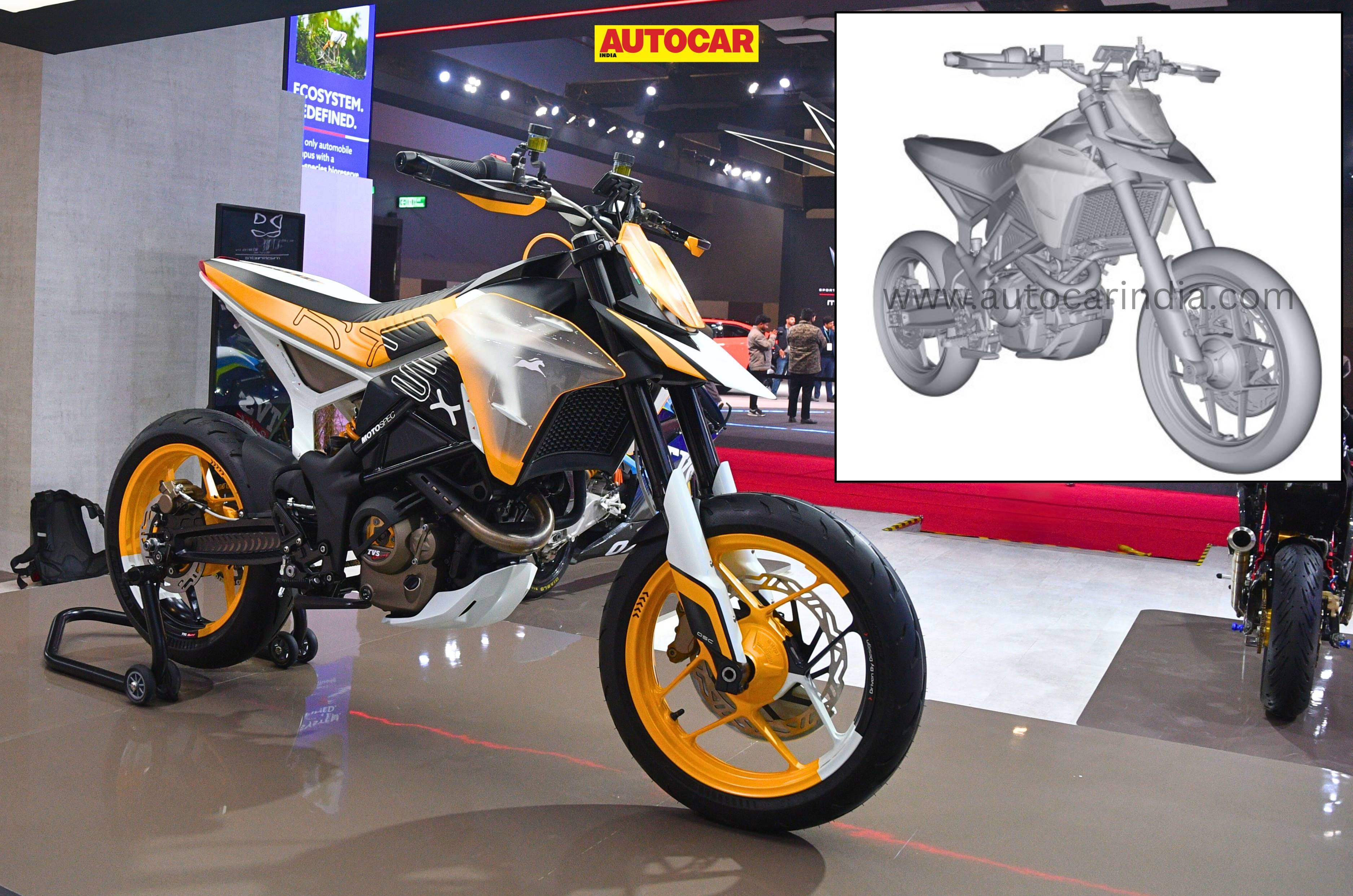 TVS RTS X production-spec model design patented - Introduction ...