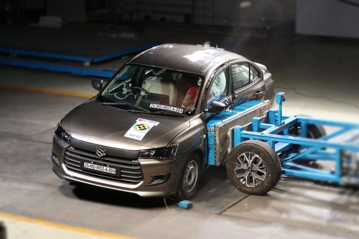 Maruti Dzire scores 5 star Bharat NCAP safety rating - Autocar India