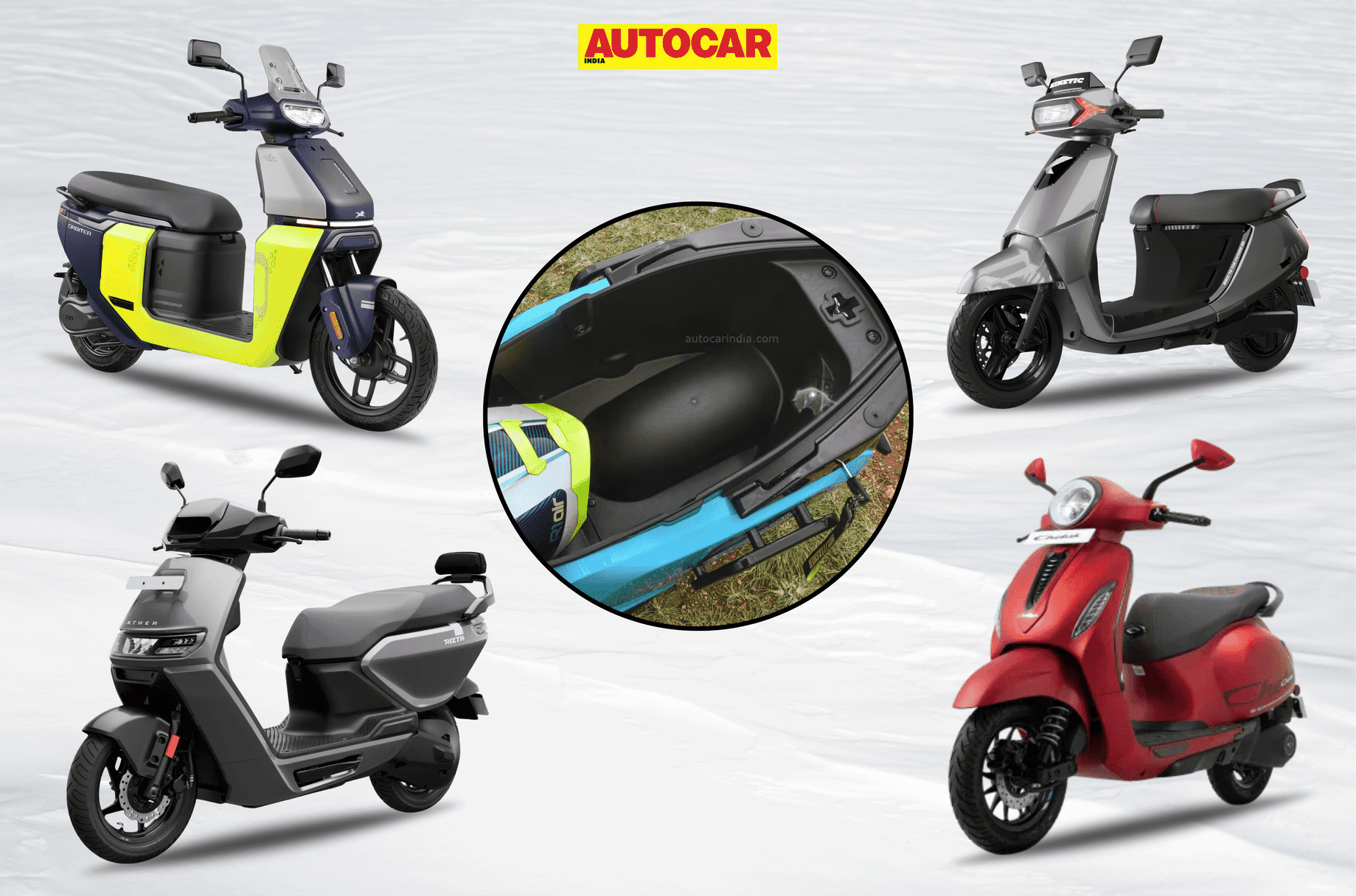 5 electric scooters with largest boots - Introduction | Autocar India