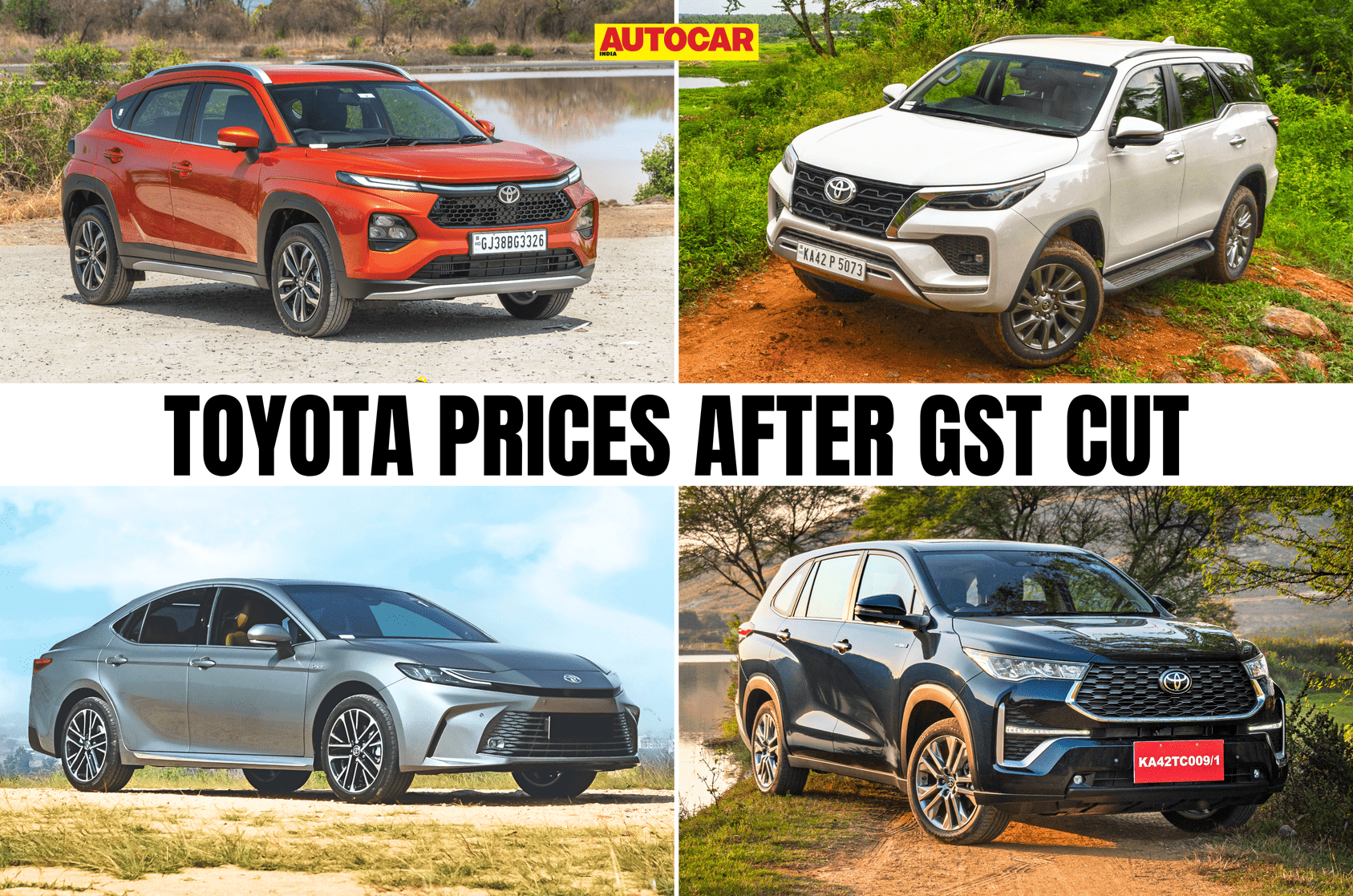 Toyota prices down by up to Rs 16 lakh with new GST rates on cars ...