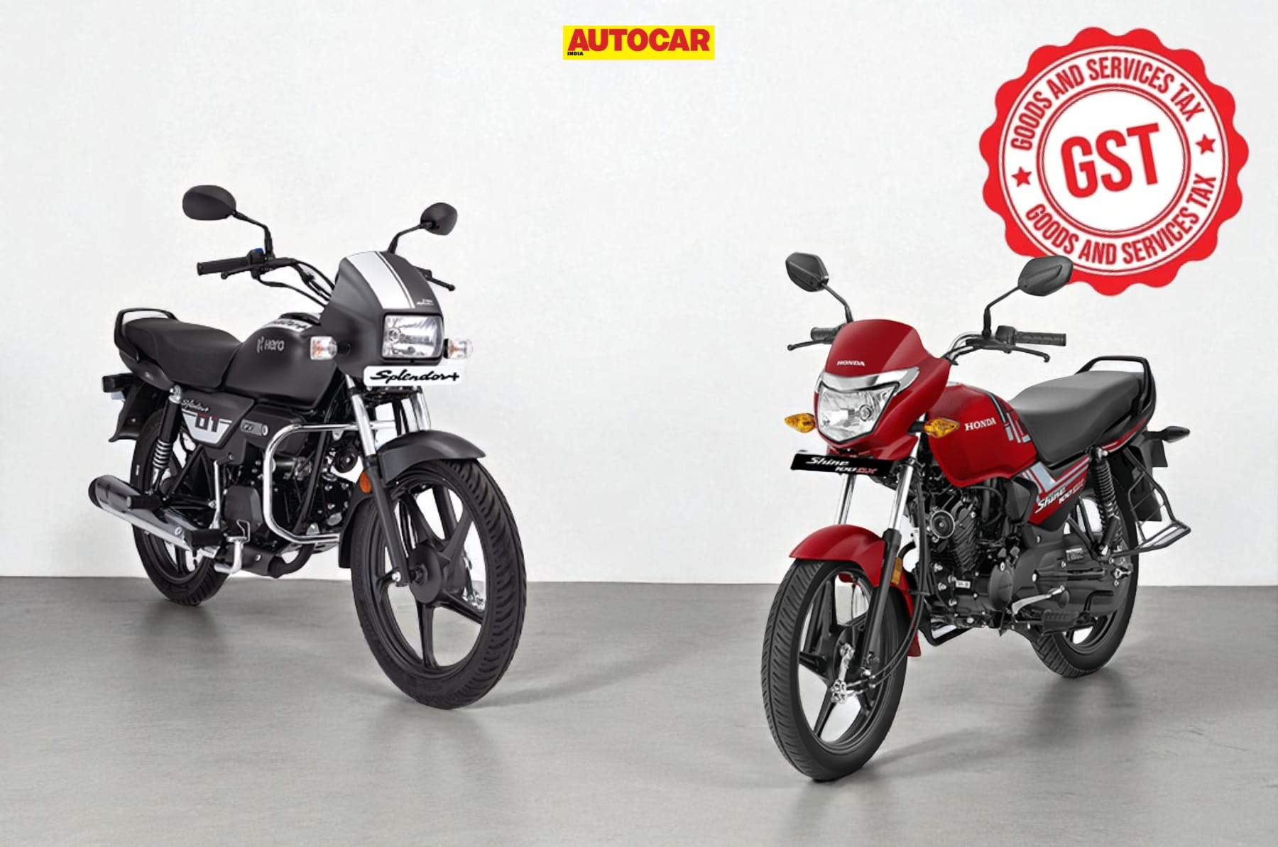 Hero Splendor+ vs Honda Shine 100 DX price comparison after GST 2.0 ...