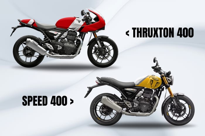Triumph Thruxton 400, Speed 400 price, differences explained ...