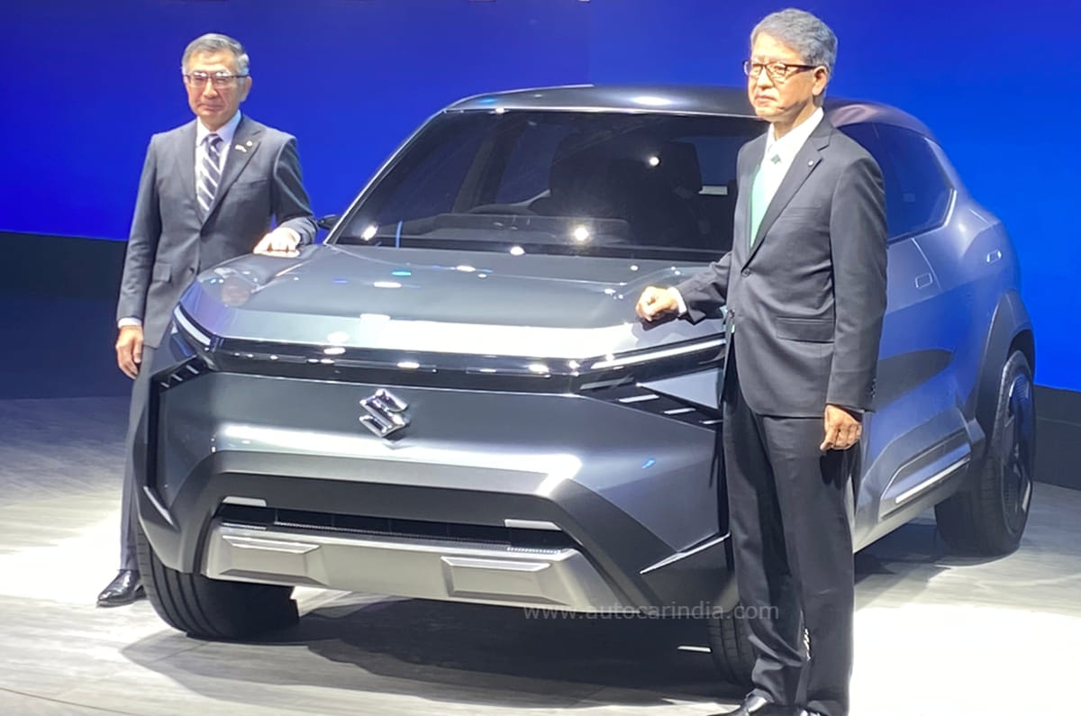 Maruti Suzuki eVX EV concept at Auto Expo 2023 exterior and interior ...
