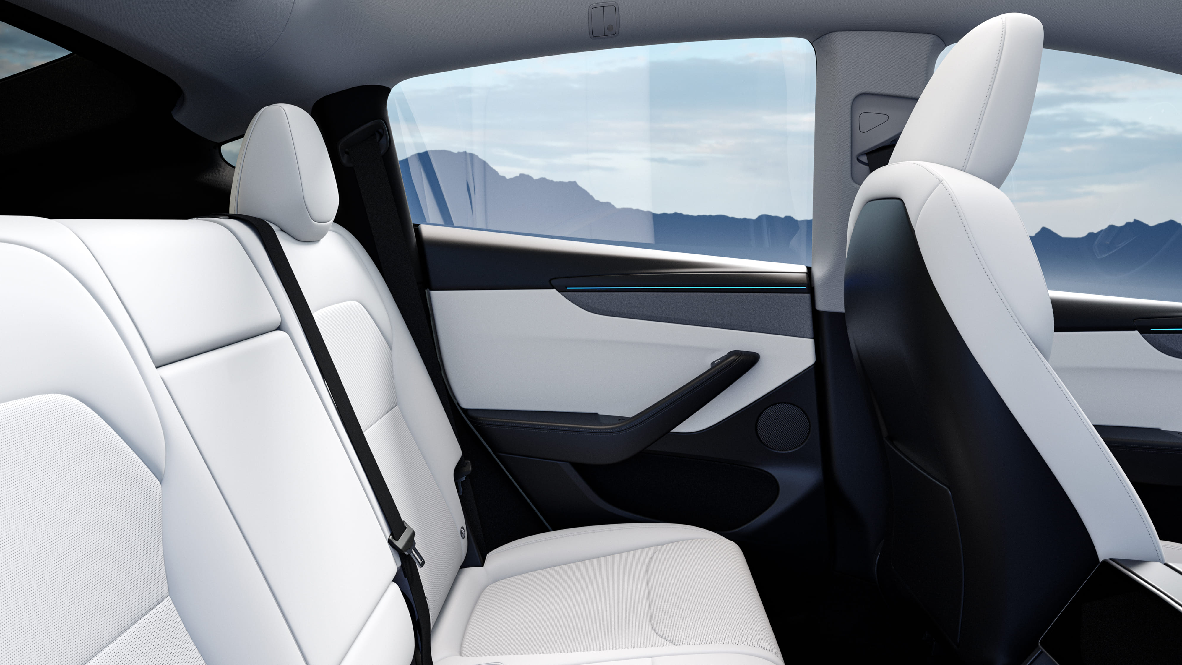 Tesla Model Y second-row-seats Image – Model Y Photos in India ...